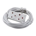 5 Meter Extension Cord 16A with Two Way Multi-plug Extension Lead – The ...